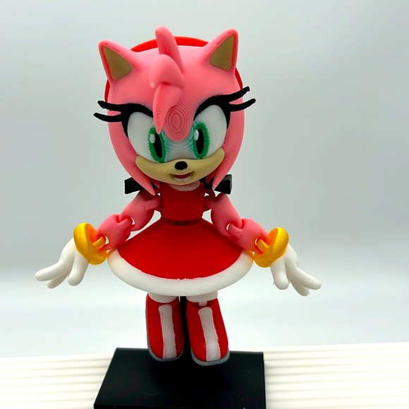 Toys | Articulated Amy From Sonic 3dprinted Fidget Toy Fun Collectible ...